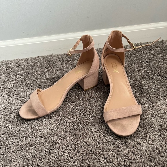Brash | Shoes | Tan Heel Sandals | Poshmark